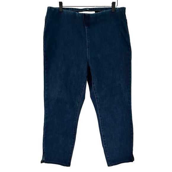 Soft Surroundings | Jeans | Soft Surroundings Blue Dark Wash Pull On ...
